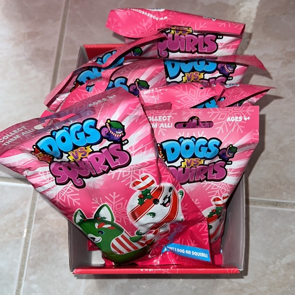 Dogs Vs Squirrels | Toys | Nwt 8pc Ogs Vs Squirls Christmas Mystery ...